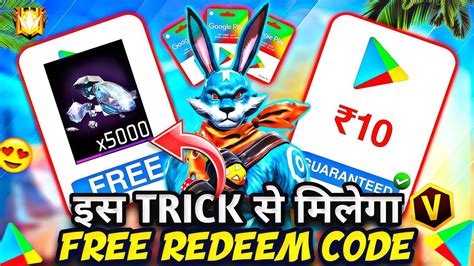 Free Redeem Code 💎 Free Fire Redeem Code Today 🔥😱 2000₹ Free Redeem
