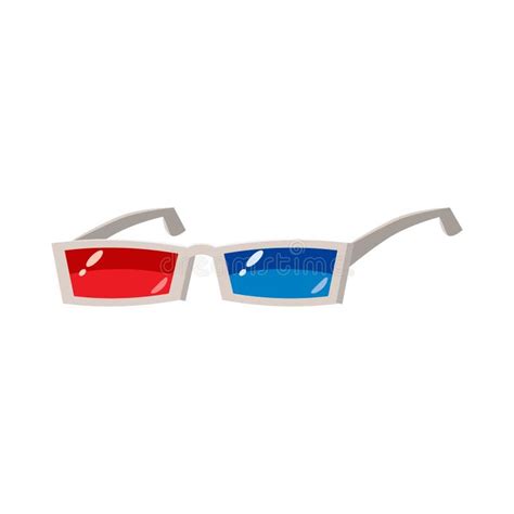 3d Glasses Icon Cartoon Style Stock Vector Illustration Of Illusion