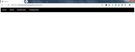 Belajar Web Design Membuat Menu Navigation Bar WebHozz Blog