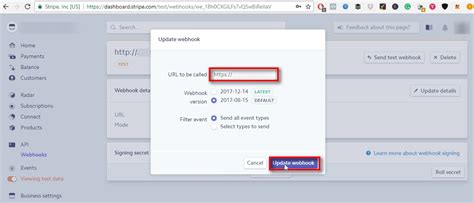 How To Switch Stripe Webhook Url From To