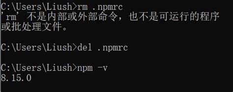 解决 Npm V 出现空白行 没反应的方法npm V 不显示 Csdn博客