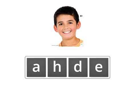 City Stars 3 Module 3 My Body - vocabulary - Anagram