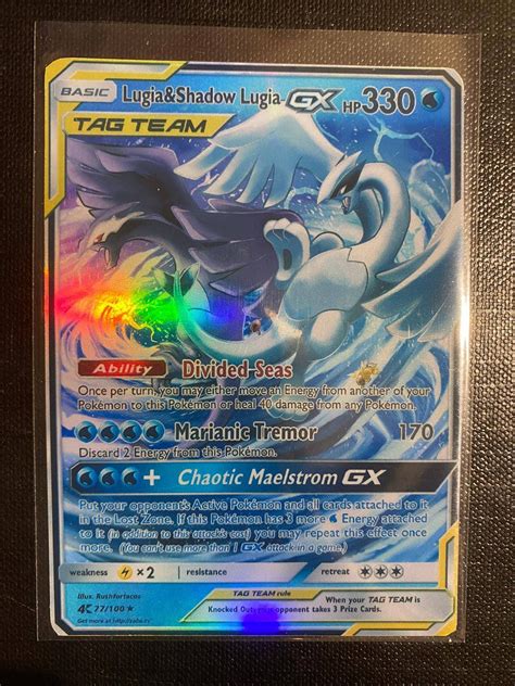 Shadow Lugia Gx Charizard Gx Ex Vmax V Pokémon Card Orica Etsy Norway