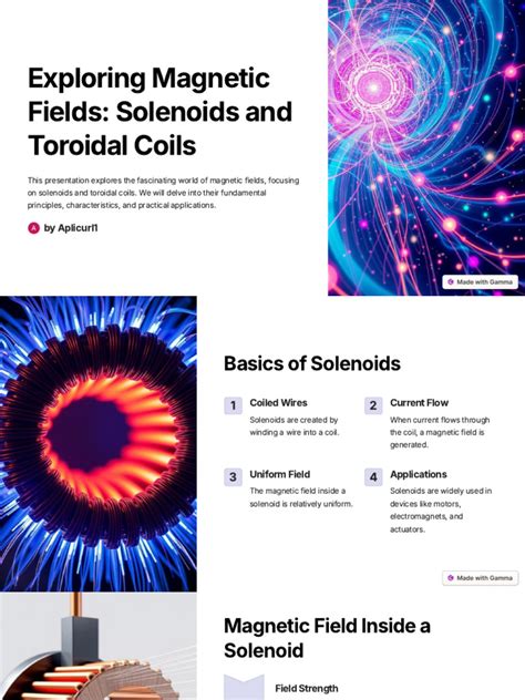 Exploring Magnetic Fields Solenoids And Toroidal Coils 2 Pdf Inductor Magnetic Field