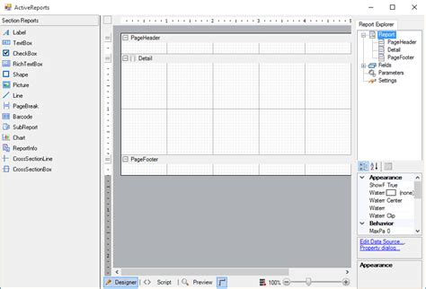 Creating A Basic End User Report Designer Pro Edition
