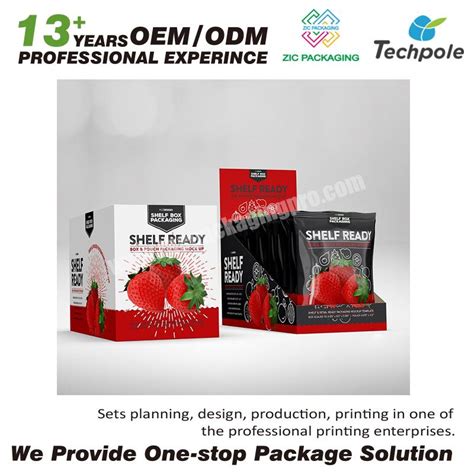 Retail Cardboard Shelf Ready Box Pdq Counter Shipping Box Candy