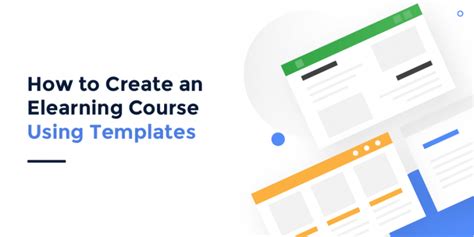 Howtocreateelearningcoursefromtemplates E Learning Templates