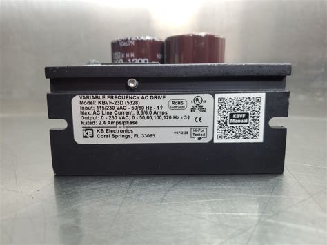 Kb Electronics Kbvf 23d Ac Motor Speed Controller Palmetto Automation