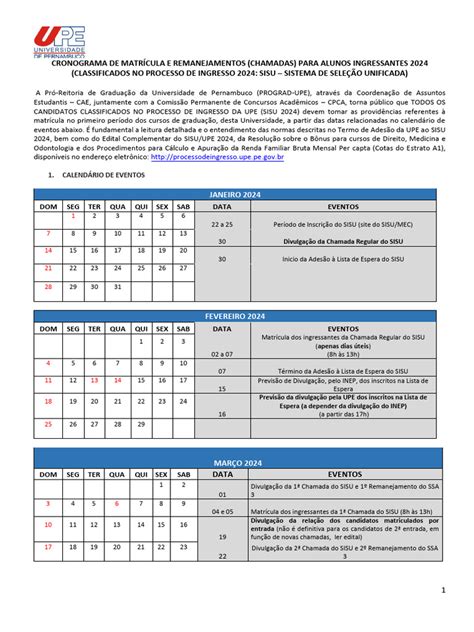 Edital De Matricula E Remanejamentos Para Alunos Ingressantes 2024 Sisu