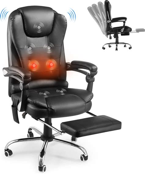 YODOLLA Ergonomic Office Chair With Heated 7 Points Massage