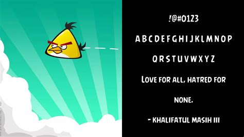 Angry Birds Font Free Download