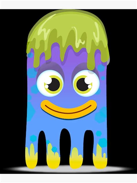 Póster Copia De La Etiqueta Engomada Del Monstruo De Class Dojo De