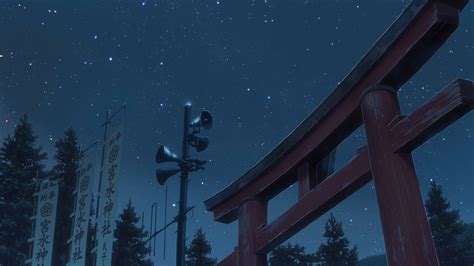 1920x1080 Resolution Black Megaphone Makoto Shinkai Kimi No Na Wa