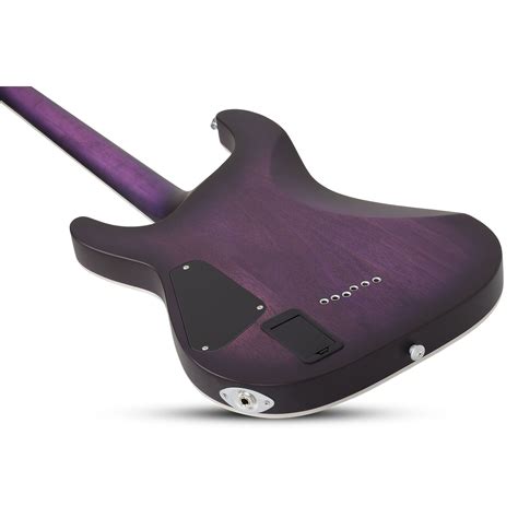 Schecter C 1 Platinum Satin Purple Burst Electric Guitar