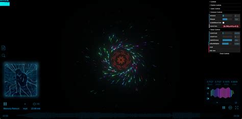 muon music visualizer using three js wip showcase three js forum