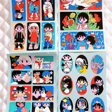 かにわに on Instagram Art diary Kawaii stickers Stationary