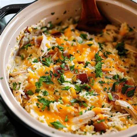 Crockpot Cheesy Chicken And Rice Recipe
