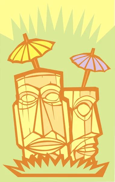 18133307 Tiki Cocktail Vector Images Depositphotos