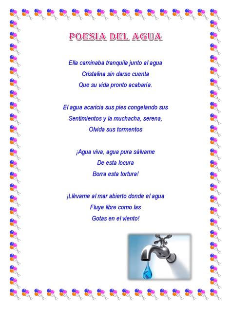 Poesia Del Agua
