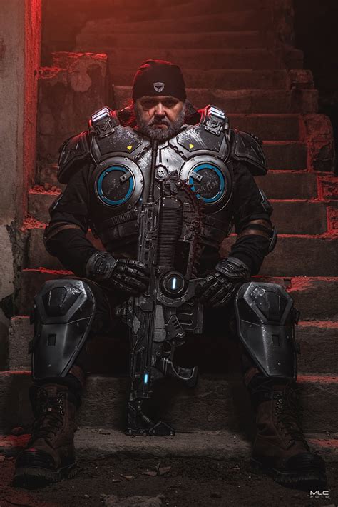 Marcus Fenix Gears Of War Inspired Cosplay Costume Etsy