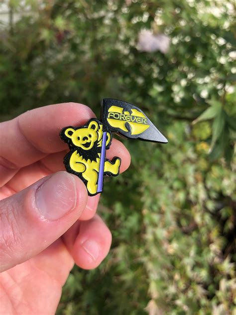 Wu Tang Forever Bear Pin Funny Music Festival Hat Pin Etsy