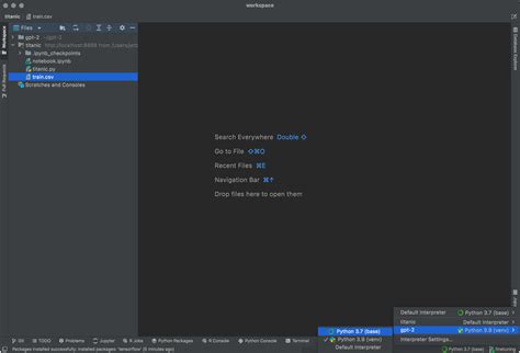 Dataspell Eap 19 Jupyter Variables Workspace Interpreters Diff For