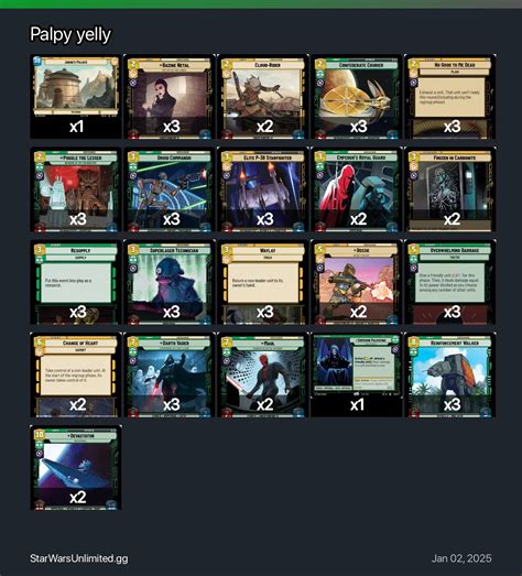 Palpy Yelly Starwarsunlimited Gg