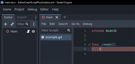 Editor Crashes When Right Click On Plus Only Line In Function