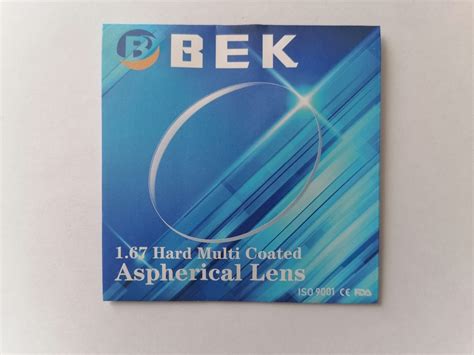 ВЕК Линза асферическая тонкая 1.67 с антибликовой,UV защитой / линзы ...