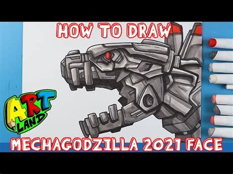 How To Draw MECHAGODZILLA 2021 S FACE