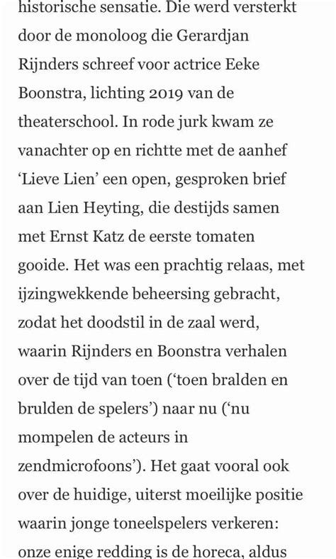 Eeke Boonstra Op Acteursbelangen