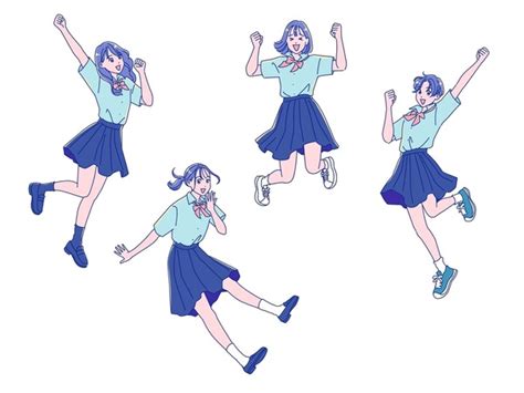 4 Thousand Cute Anime School Girl Uniform Royalty Free Images Stock