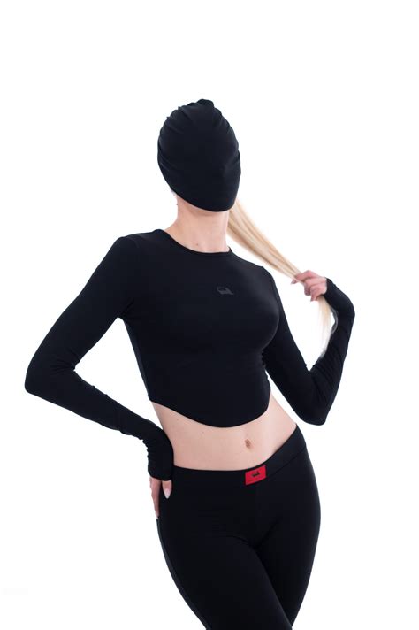 Belly Top Black Olga Kotlida