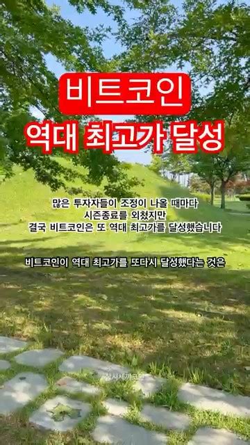 비트코인 역대 최고가가 의미하는 것 Youtube