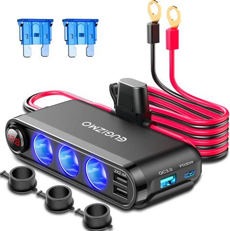 Amazon 200W PD USB C Car Charger Adapter 12V Cigarette Lighter