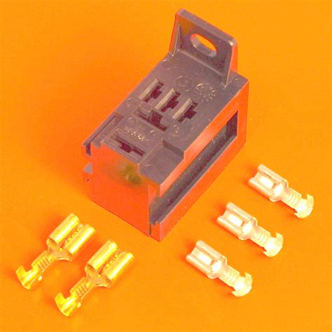 Relay Base Holder For 12v 24v 4 Or 5 Pin Micro Relays 3 Way Components