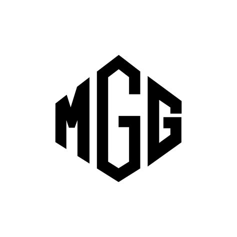 Mgg Letter Logo Design With Polygon Shape Mgg Polygon And Cube Shape