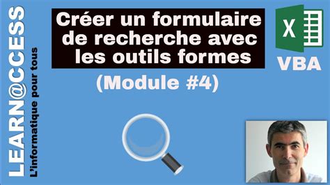 Comment créer un formulaire en un clic Module YouTube