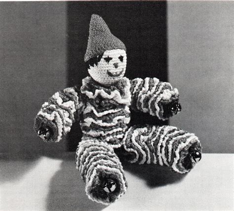 Clown Doll Crochet Pattern Vintage Clown Doll Crochet Pattern Pdf