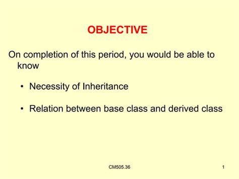 Inheritance Concepts Ppt