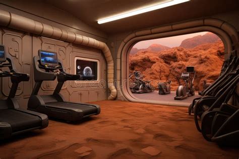 Mars Simulation Habitat Laboratory For Experiments Stock Image Image