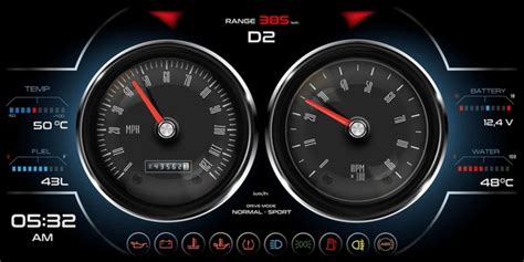 Chrome Tachometer Over 396 Royalty Free Licensable Stock Illustrations