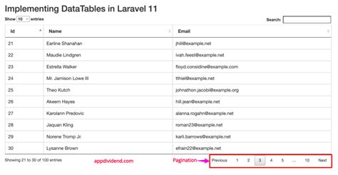 How To Implement Datatables In Laravel 11