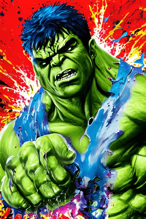 Hulk Mcu Centered Cinematic Digital Art · Creative Fabrica