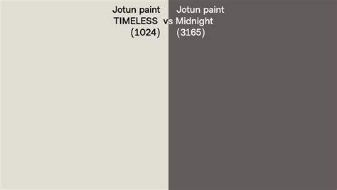 Jotun Paint Timeless Vs Midnight Side By Side Comparison