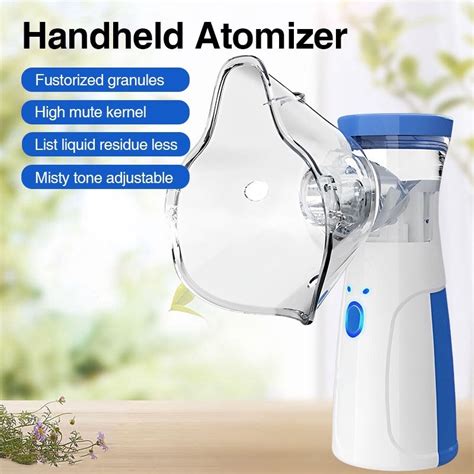 Portable Nebulizer Handheld Ultrasonic Spray Asthma Inhaler Nebulizer