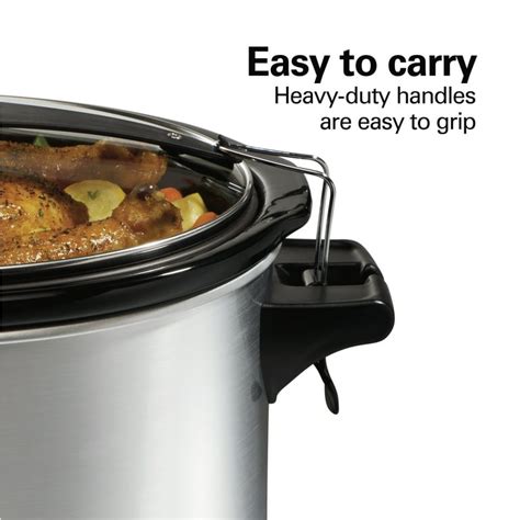 Crock Pot 3 Quart Round Manual Slow Cooker Stainless 44 Off