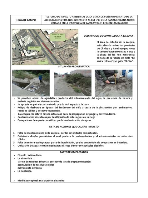 Hoja De Campo Pdf
