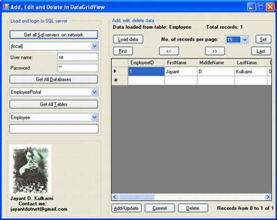 Add Edit And Delete In DataGridView With Paging CodeProject