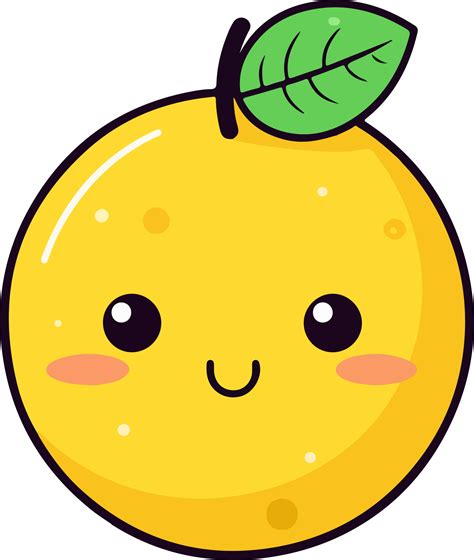 Cute Lemon Clipart Design Illustration 46339584 Png